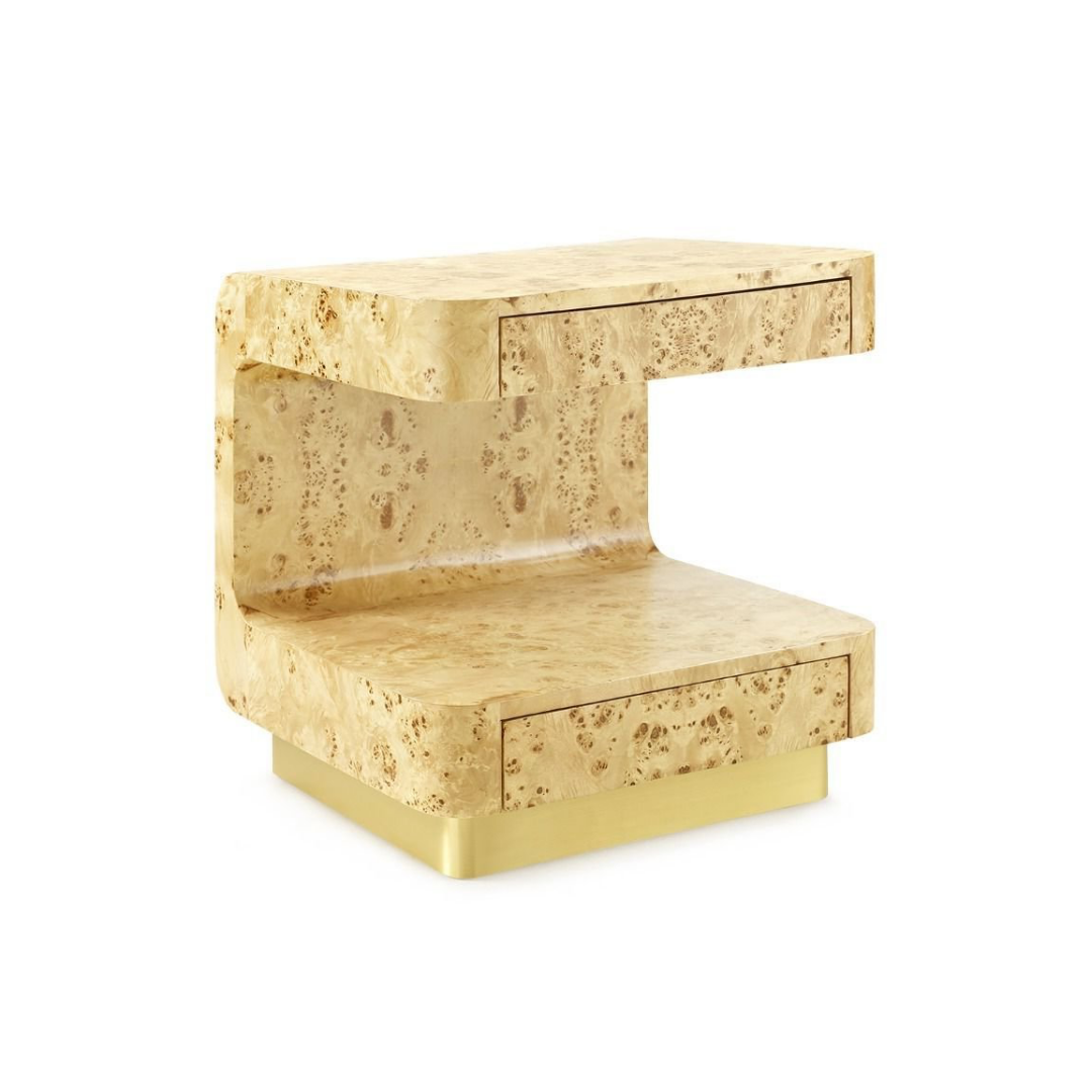 Leba Nightstand – Black Rooster Decor